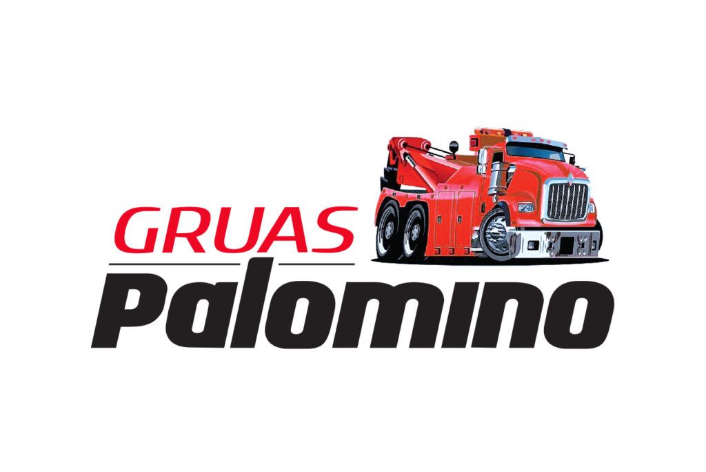 Logotipo | Grúas Palomino – Grupo Meridian ᚠ Agencia de Diseño y ...